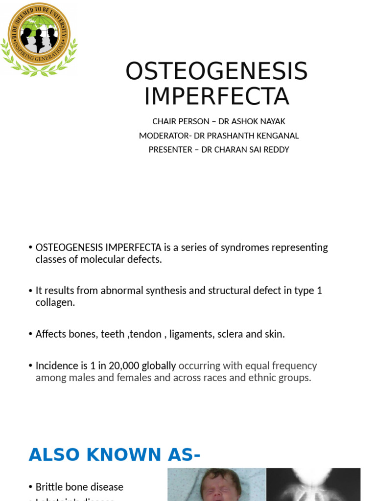 Osteogenesis Imperfecta | PDF