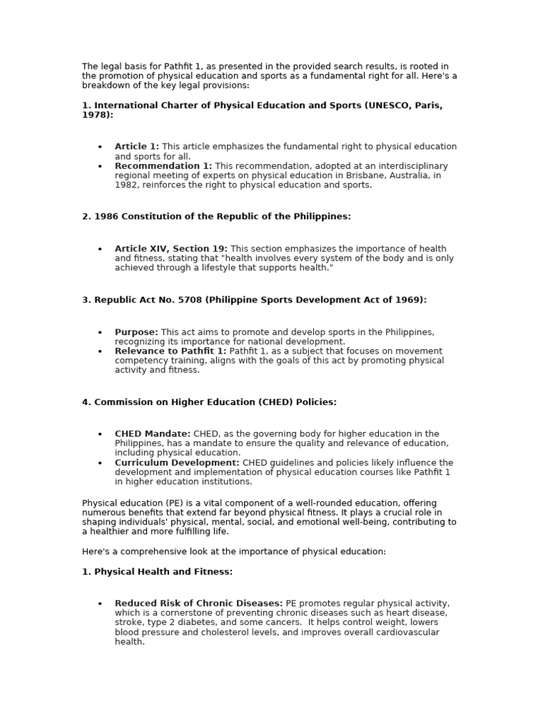 PATHFit 1 Study Guide | PDF