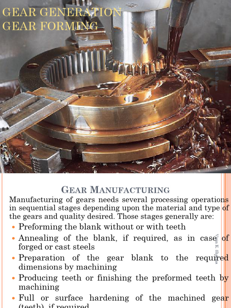 Gear Manufacturing | PDF