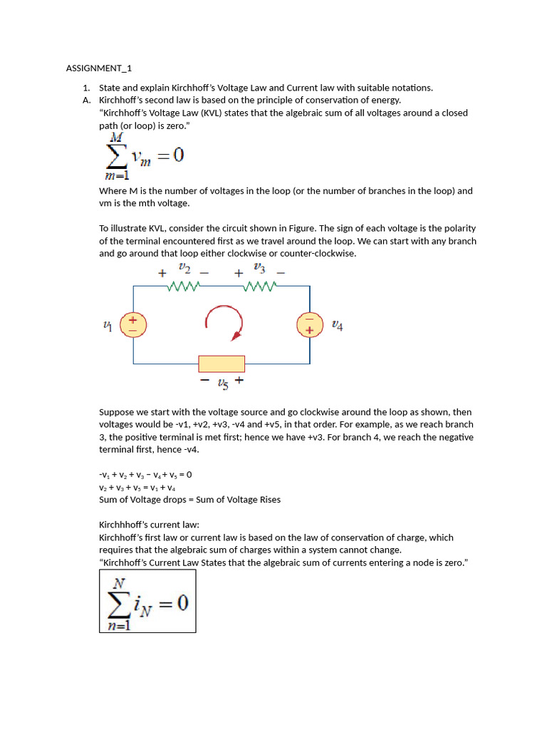 Assignment-1 Beee-1 | PDF