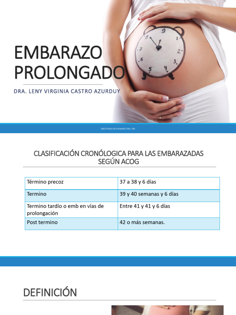 Embarazo Prolongado | PDF