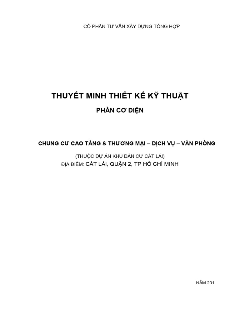 Thuyet Minh TKKT | PDF