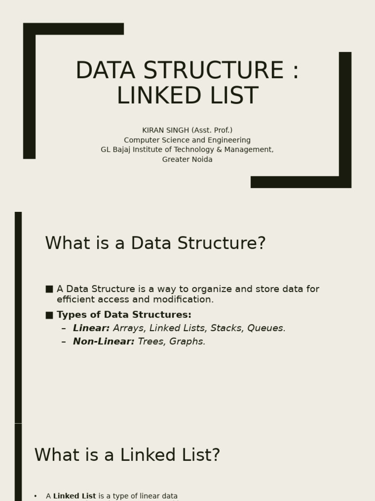 Linked List | PDF