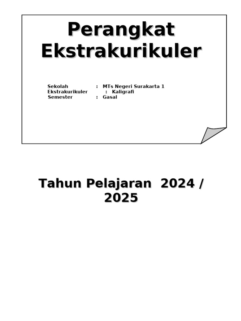 Cover Jurnal Ekstra | PDF