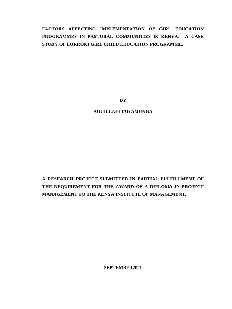 Aqulla Liab Amunga Project | PDF