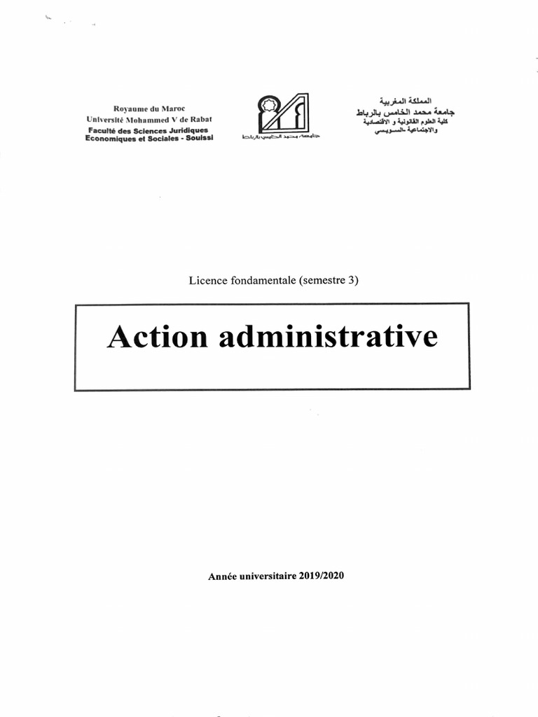 Action Administrative | PDF