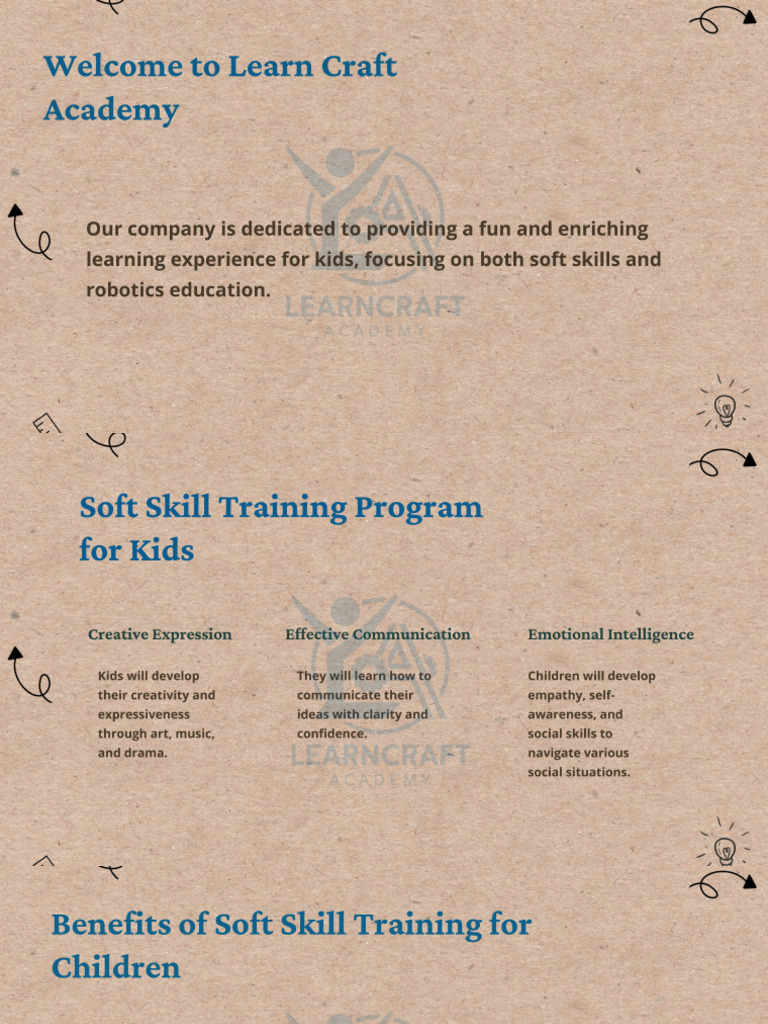 Welcome To Learn Craft Academy | PDF