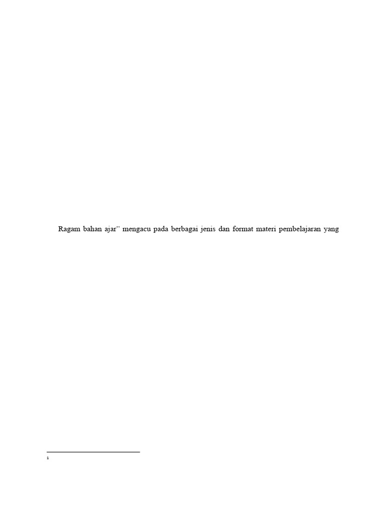 RAGAM BAHAN AJAR KELOMPOK 4 | PDF