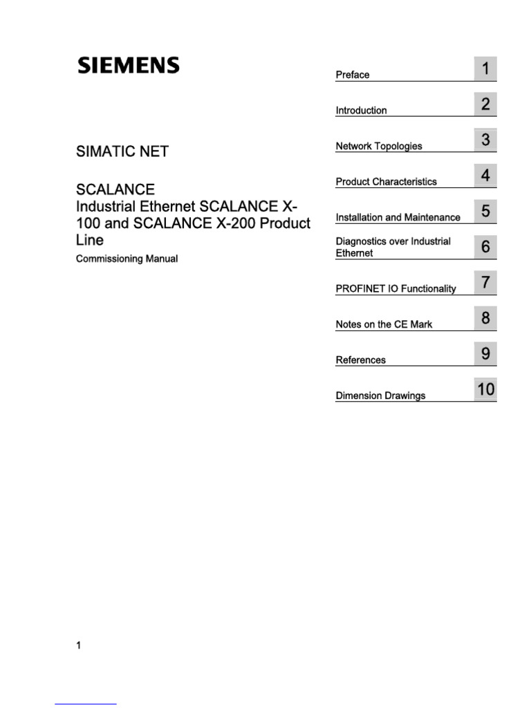 Scalance x100 | PDF