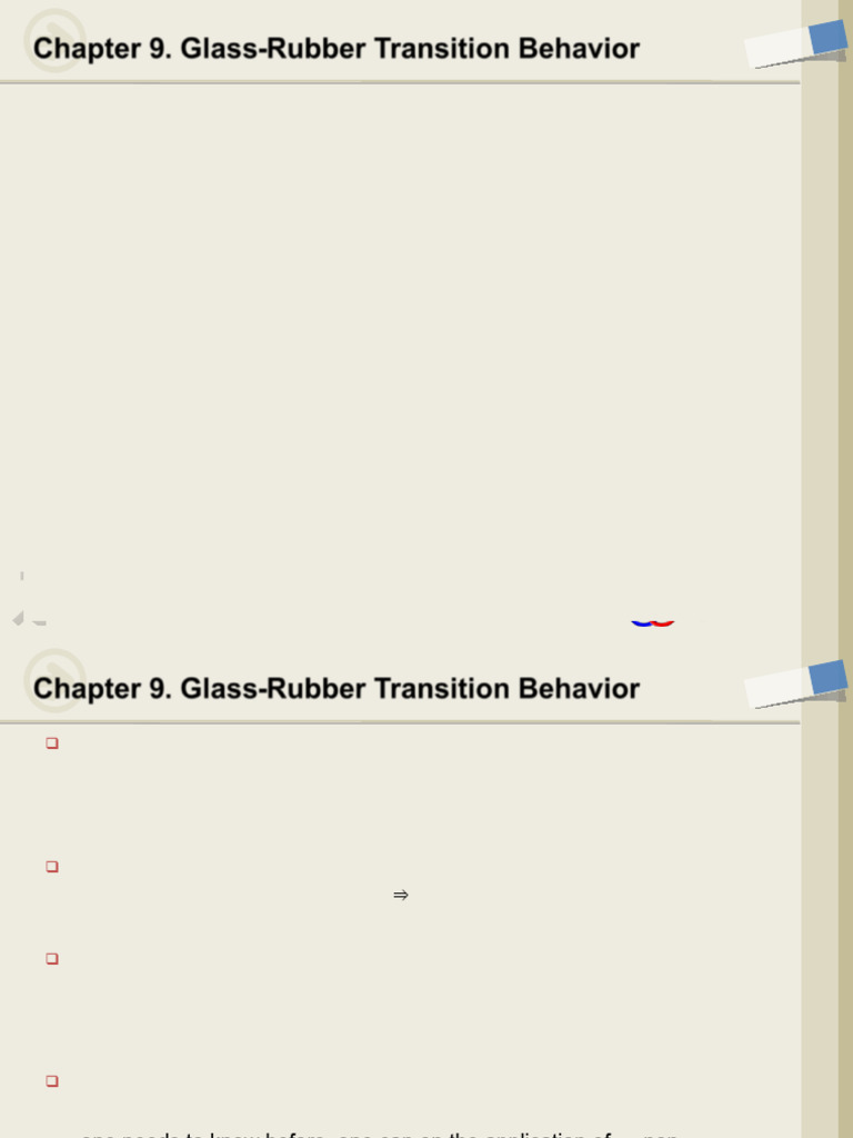 Glass-Rubber Transition in Polymers | PDF | Polymers | Science ...