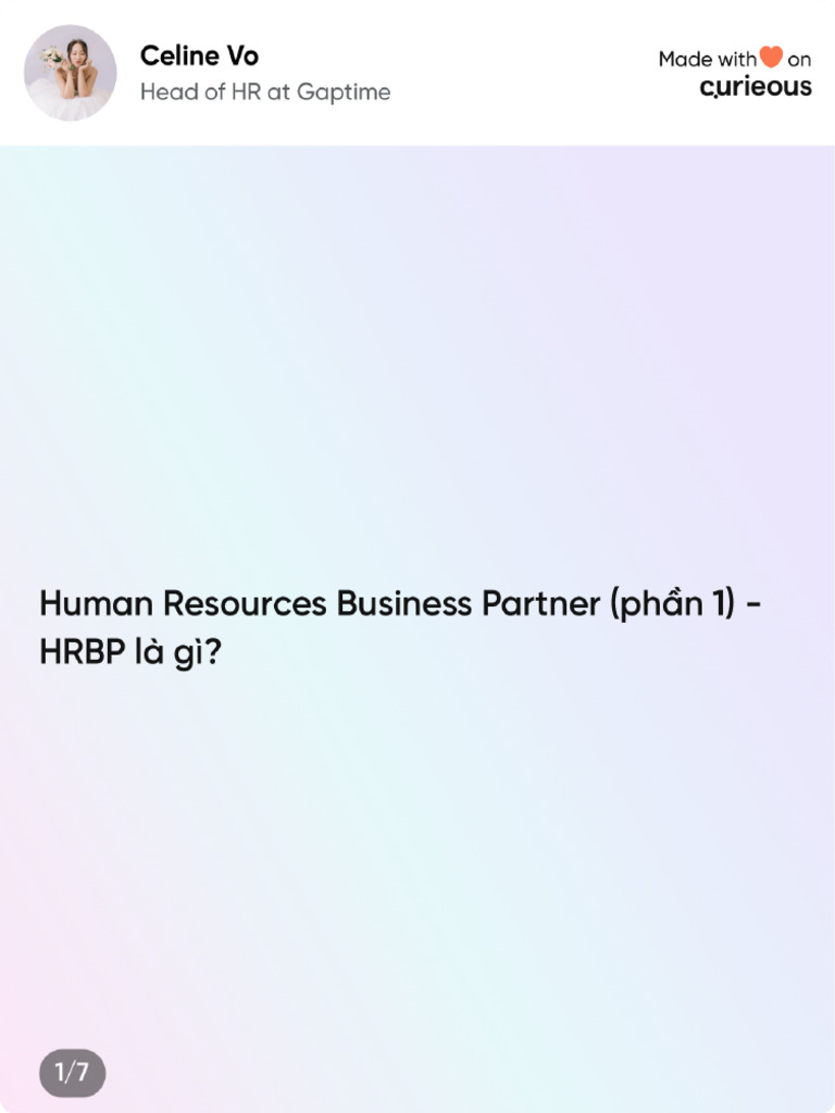 Tham KH o HRBP - Part 1 | PDF