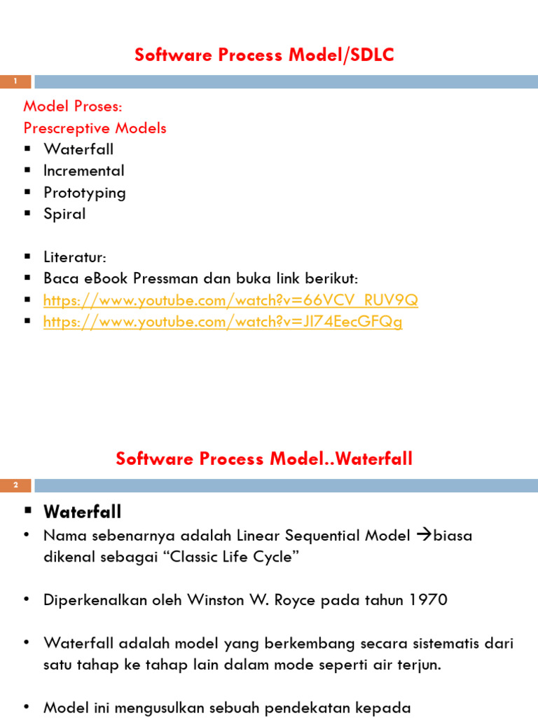 RPL-Sesi - #05 - Teknik Model Pengembangan (Software Process Model) | PDF