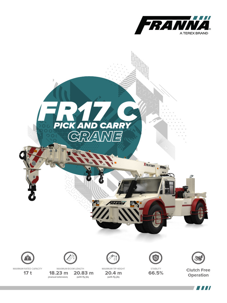 Franna FR17C Tech Spec 8 Pages 24-08-23 V2 | PDF
