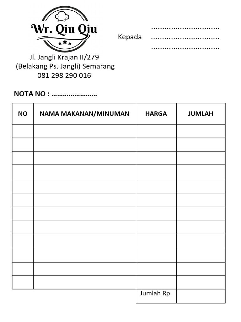 Nota Kosong | PDF