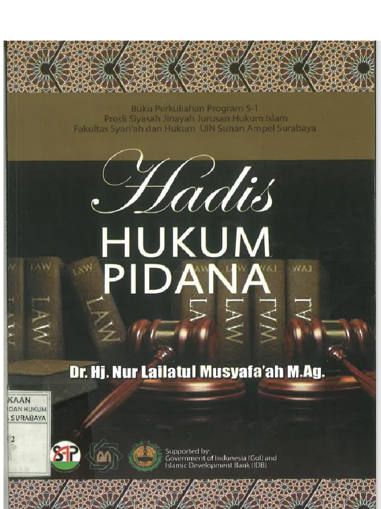 Buku Hadis Hukum Pidana | PDF