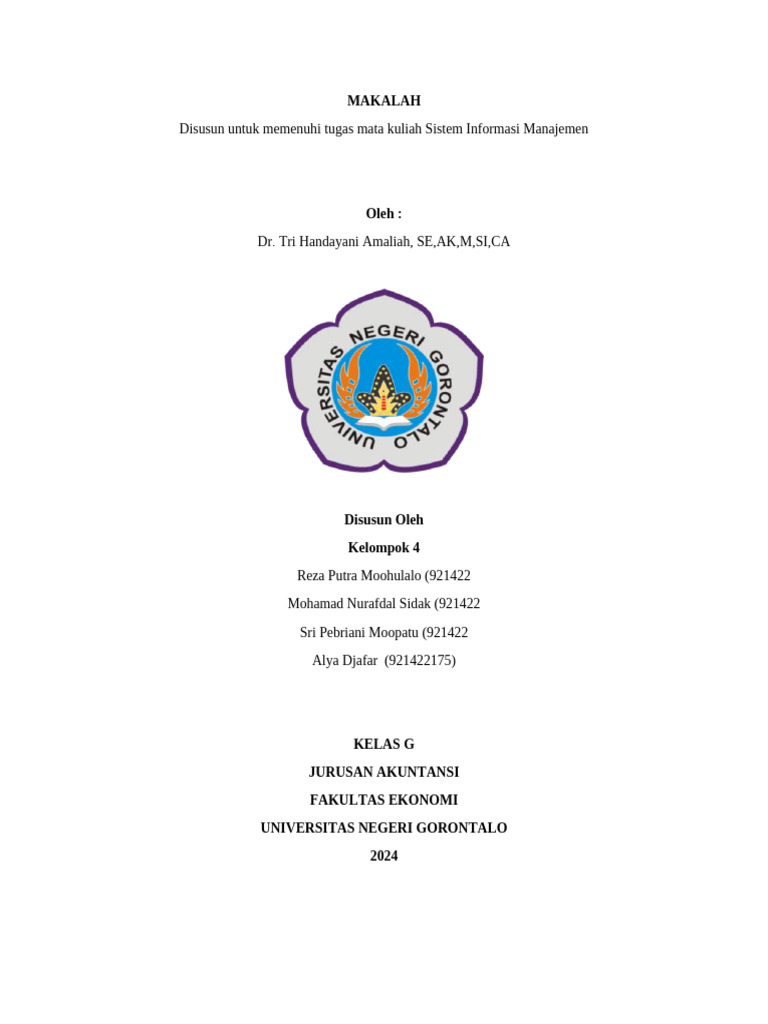 Makalah Kelompok 4 Sim | PDF