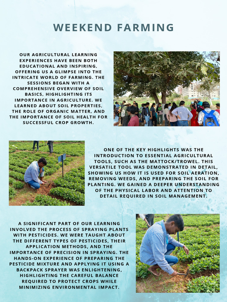 Weekend Farming Documentation | PDF