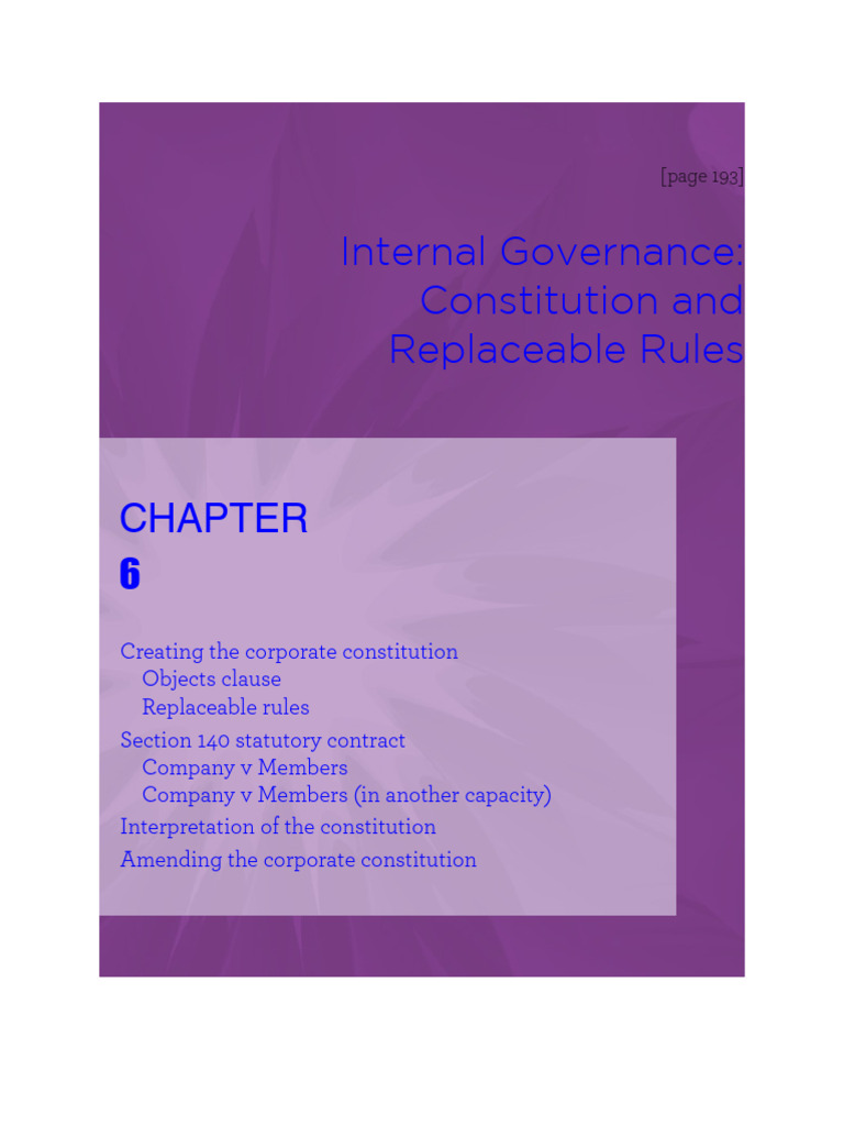 Australian Corporate Law 6th Edition Part12 | PDF