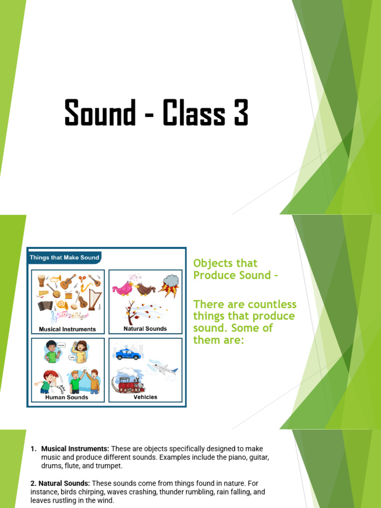 Sound- PPT 01 | PDF