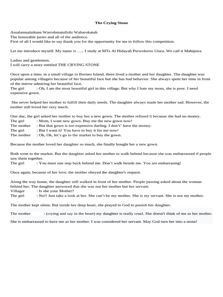 The Crying Stone | PDF