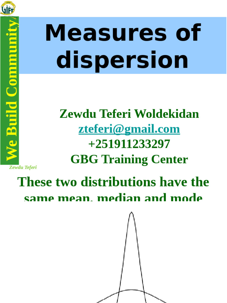 Understanding Measures of Dispersion | PDF | Standard Deviation | Variance