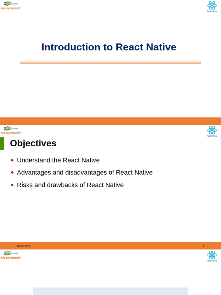 Session 01 - 02-Introduction To React Native | PDF