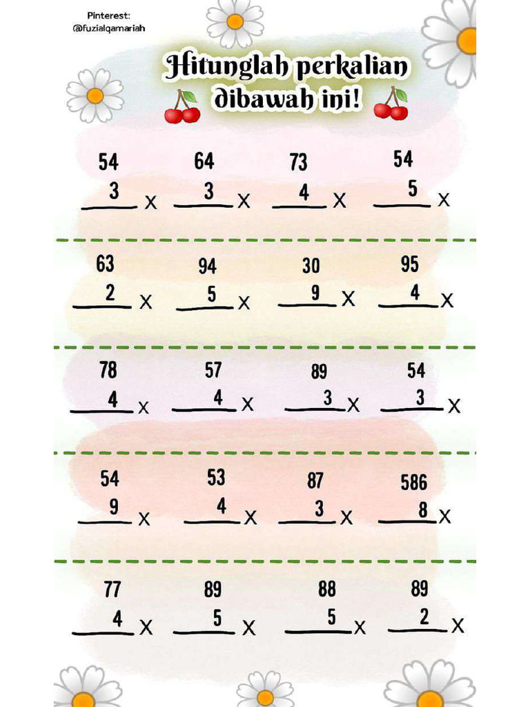 Perkalian | PDF