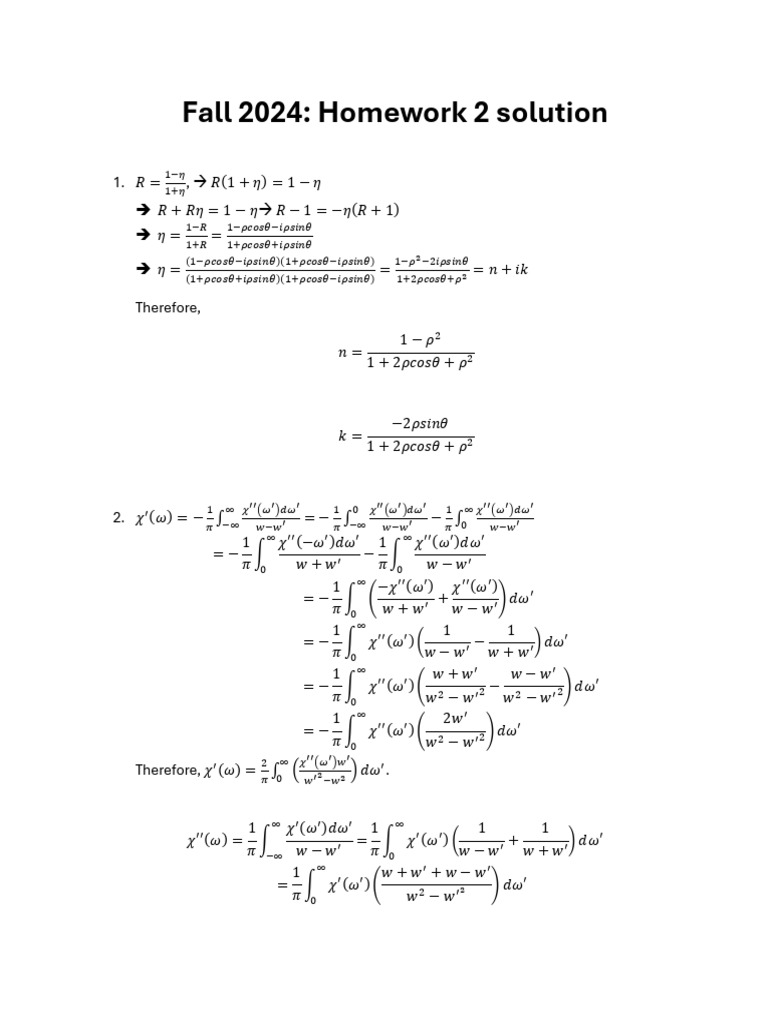 Homework 2 Solution | PDF
