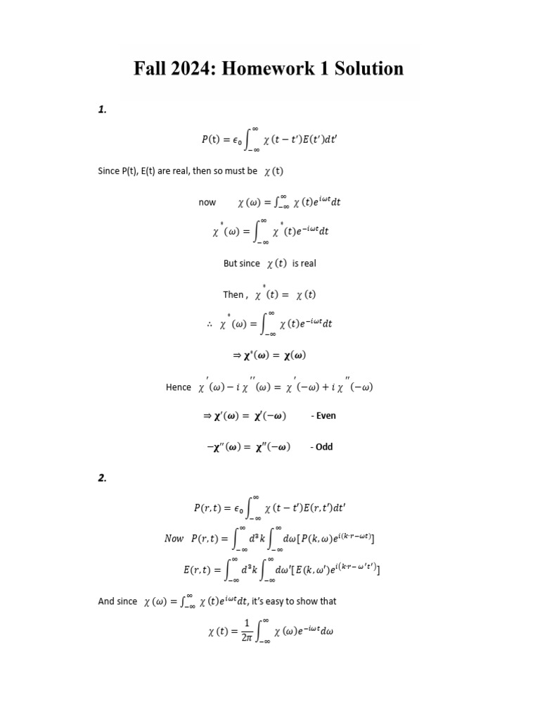Homework-1-Solution | PDF