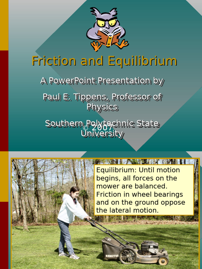 6 Friction And Equilibrium Pdf