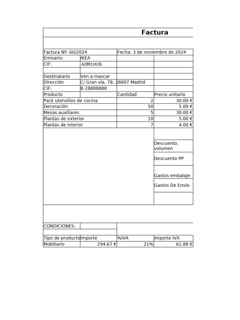 Factura IKEA | PDF