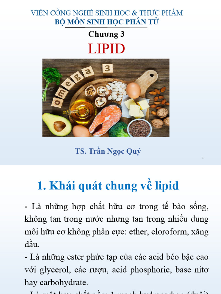 Chương 4 - Lipid | PDF