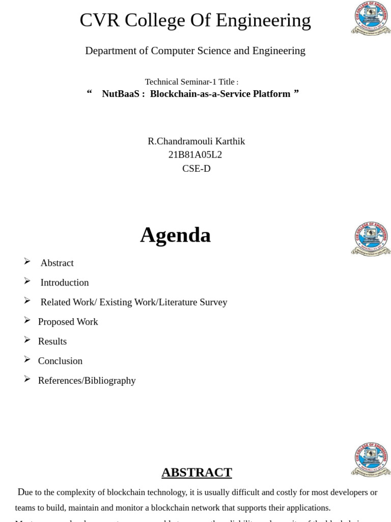 Technical Seminar | PDF