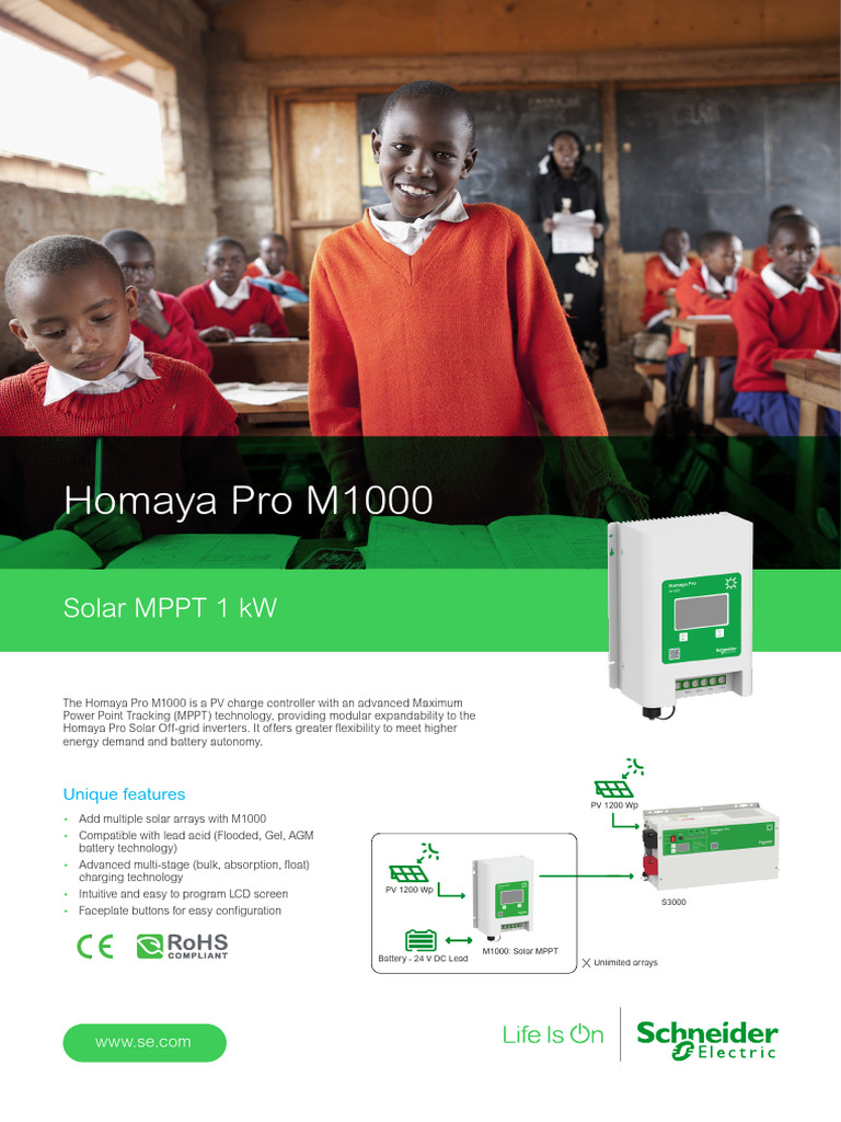 Homaya Pro MPPT - 1000 Flyer - Final | PDF