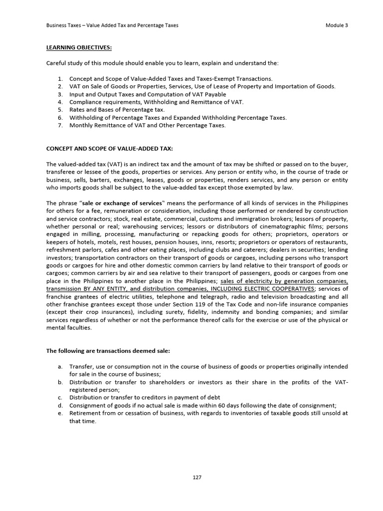 Module 3 - Business Taxation 2021 - Final | PDF