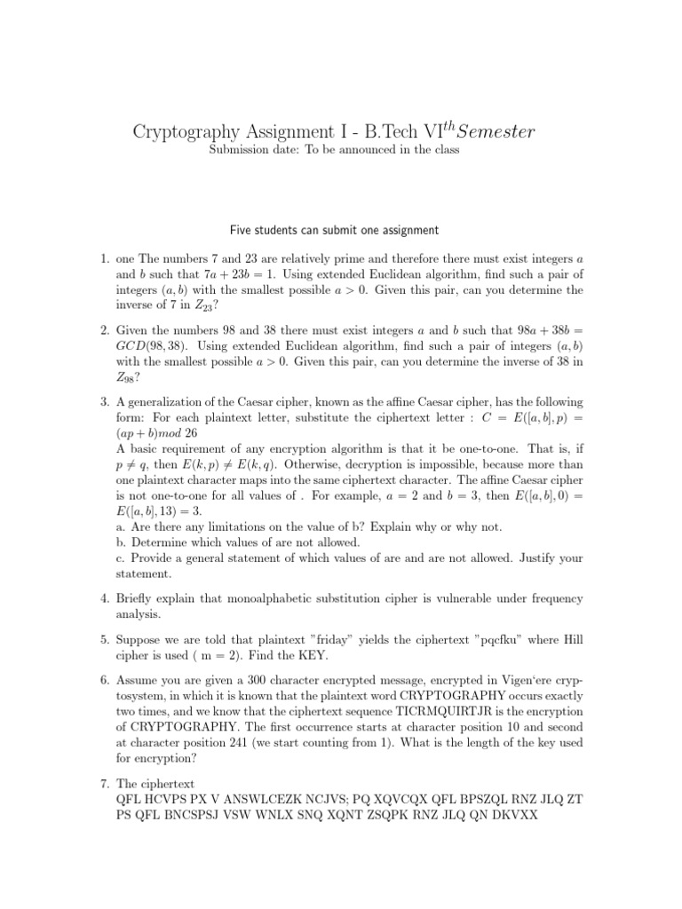 Assignment Question | PDF