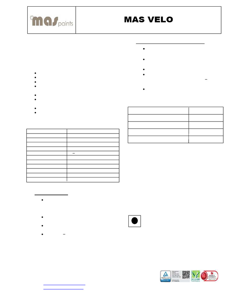 Velo Datasheet | PDF
