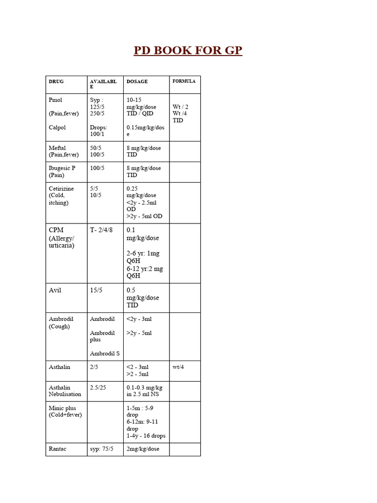 PD Book of GP | PDF