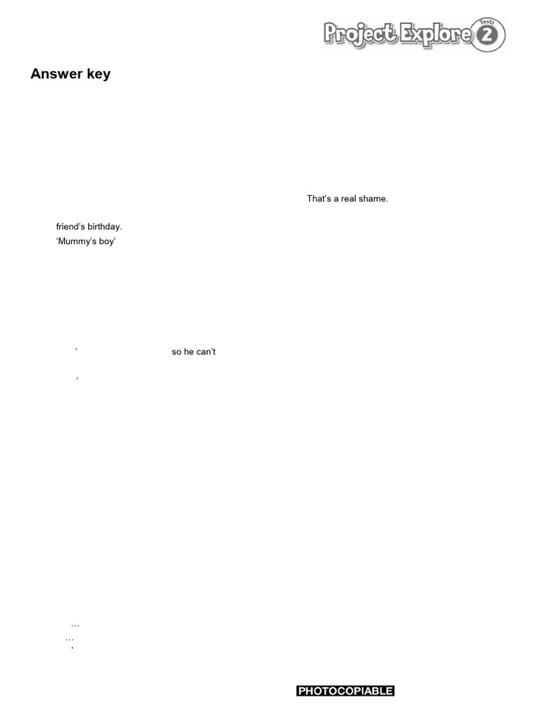 PrEx2 Progress Test 1 AK | PDF