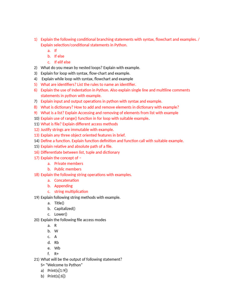 Python Question | PDF