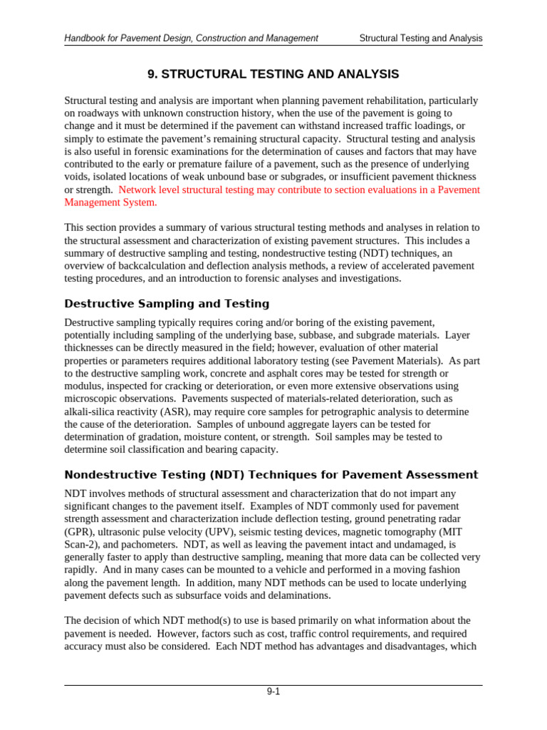 9 Structural Testing and Analysis | PDF