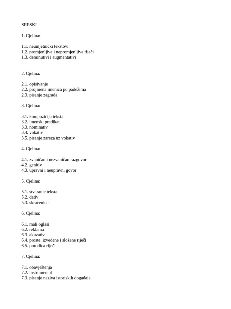 PREDMETI | PDF