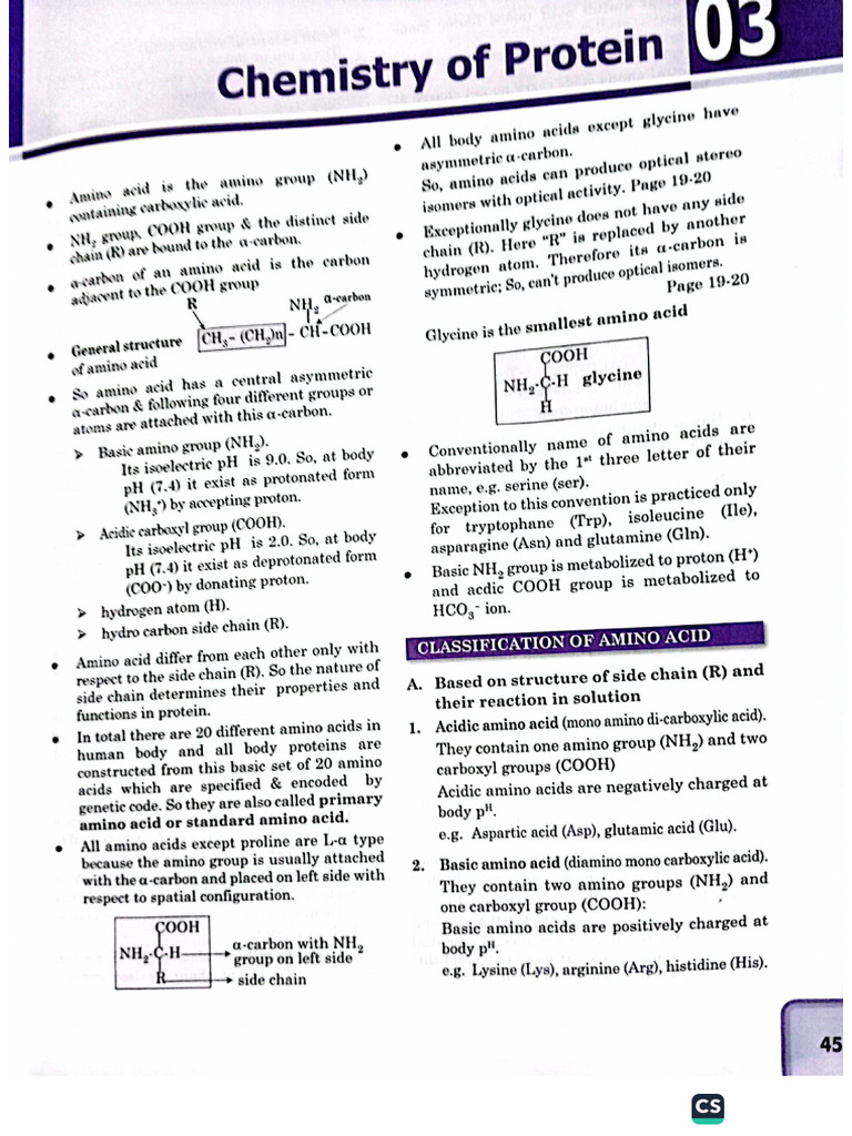ABC - Chemistry of Protein 10th Edition | PDF