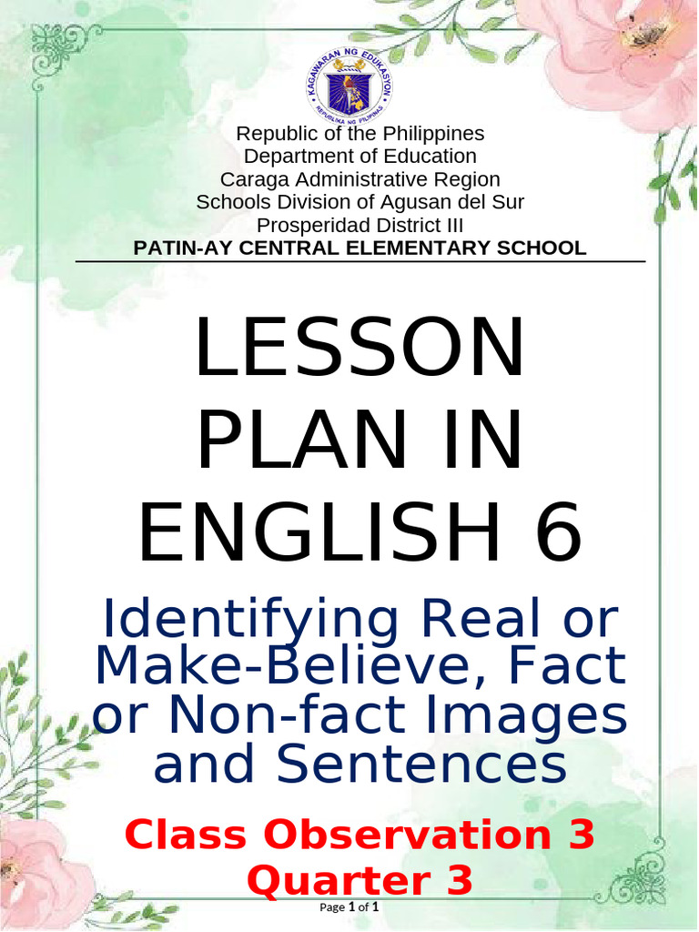 Dlp-English 6-Co-Q1 | PDF