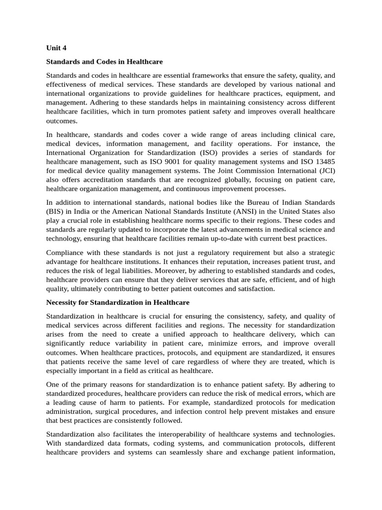 Hospital Management Unit 3-1 | PDF | Joint Commission | Medical Imaging