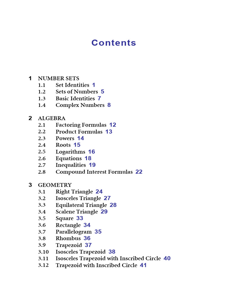 1300 Math Formulas | PDF