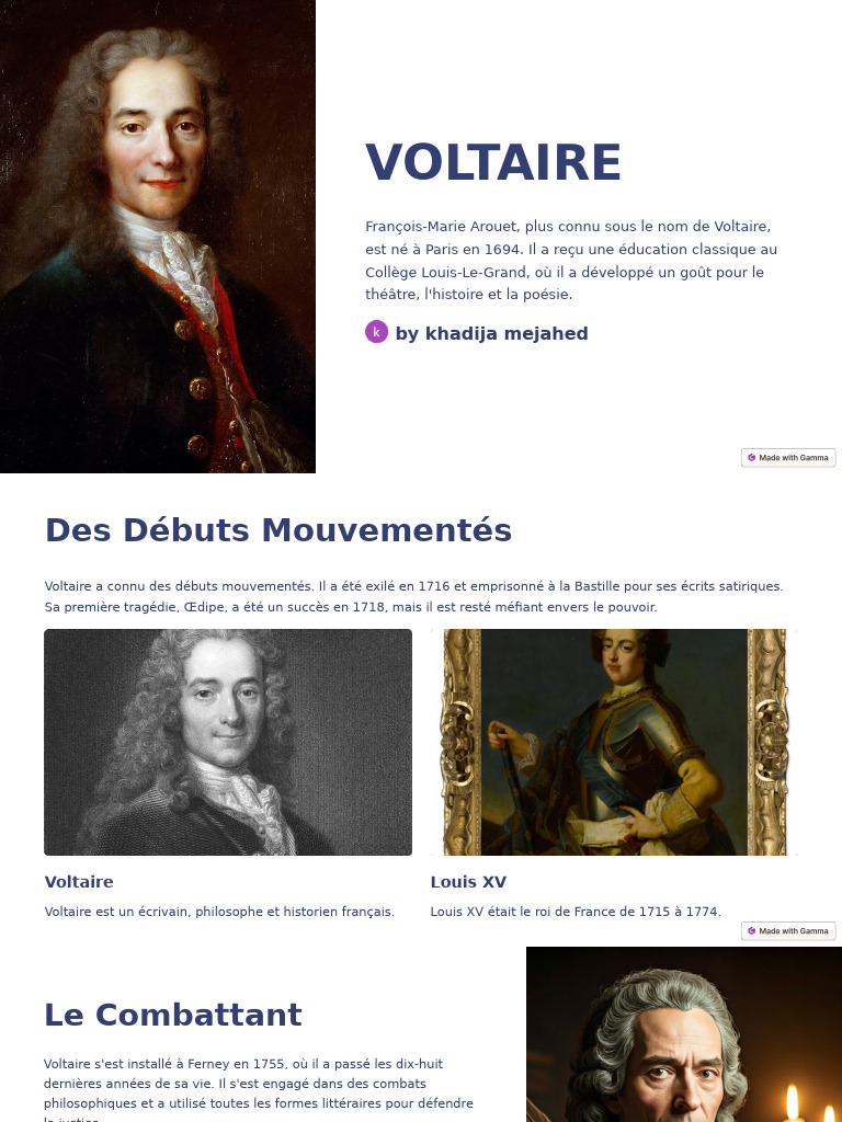 Voltaire | PDF