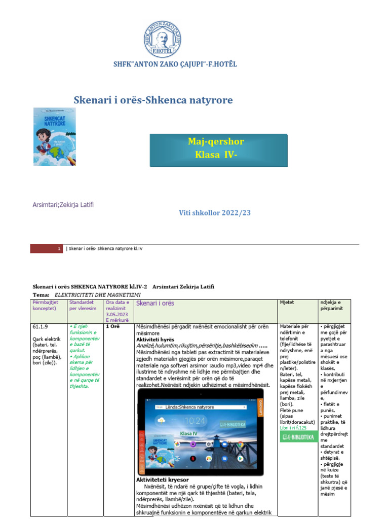 5.6 Skenareshkenca Natyrore Maj Qershor PDF | PDF