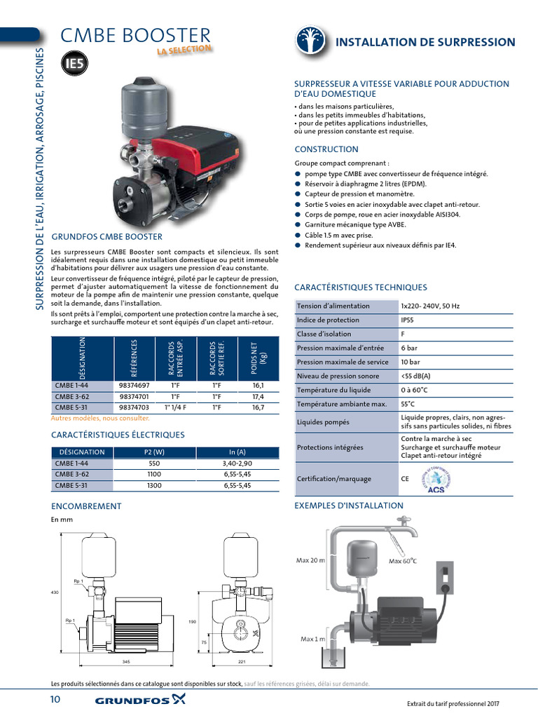Fiche Produit CMBE | PDF