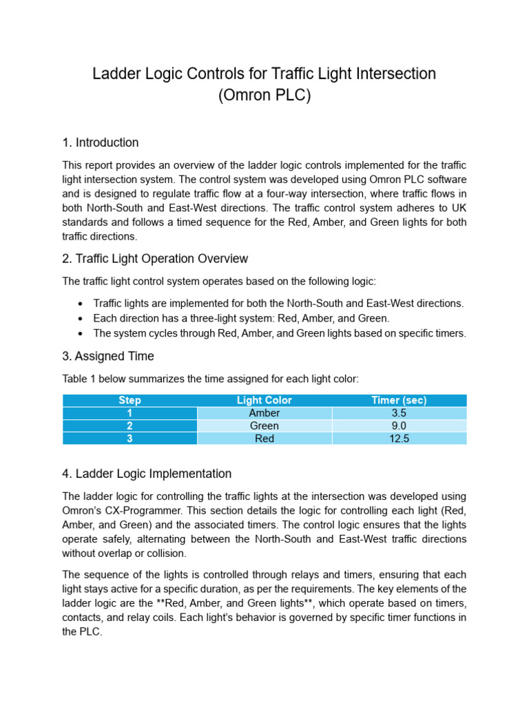 Traffic Light Control | PDF